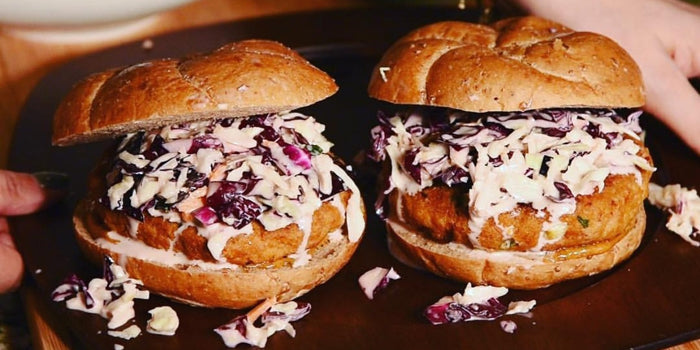 Asian BBQ Turkey Burger — Hungry Fan®